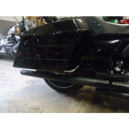 Saddlebag Guard Eliminators 1993-2008 Black Makes 46565-04 - Saddlebag ...